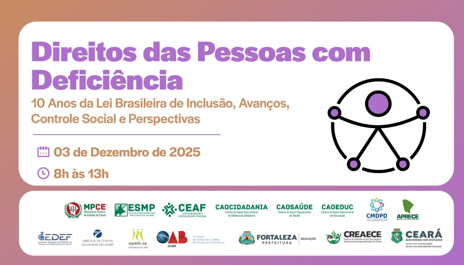 Para celebrar 10 anos da Lei Brasileira de Inclusão, MP do Ceará ...